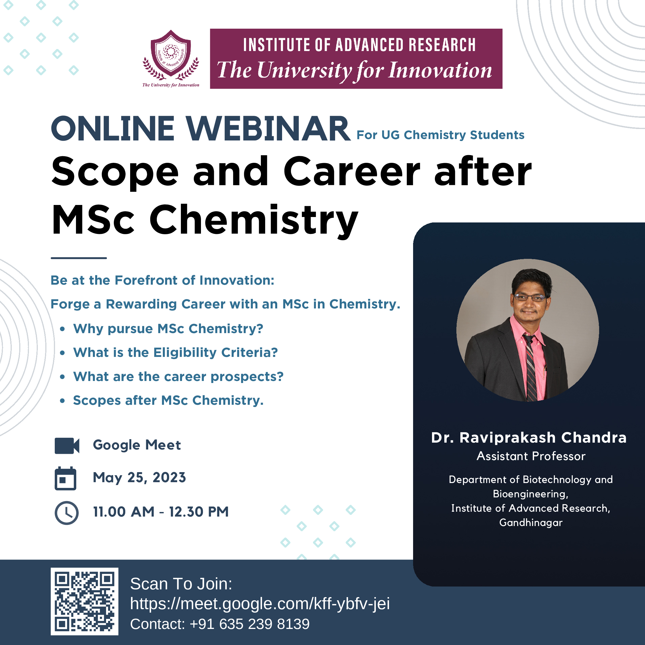 Webinar On Scope And Career After MSc Chemistry May 25 2023 IAR Webinar On Scope And Career After MSc Chemistry May 25 2023 IAR