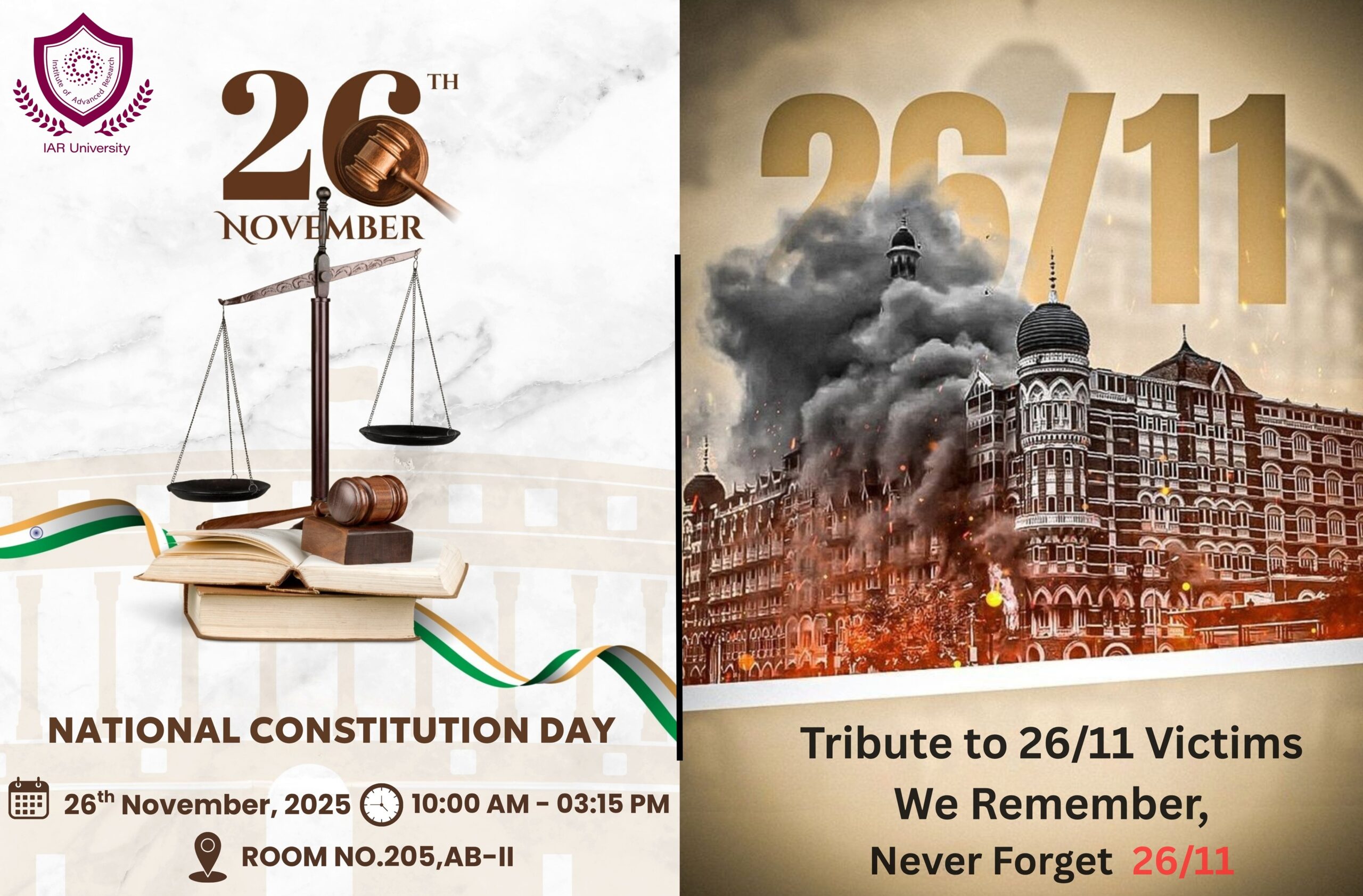National Constitution Day - IAR - Institute of Advanced Research